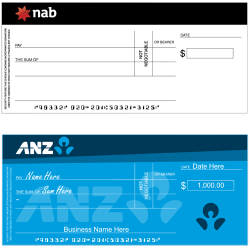 Anz Mock Cheque Giant Novelty Cheques